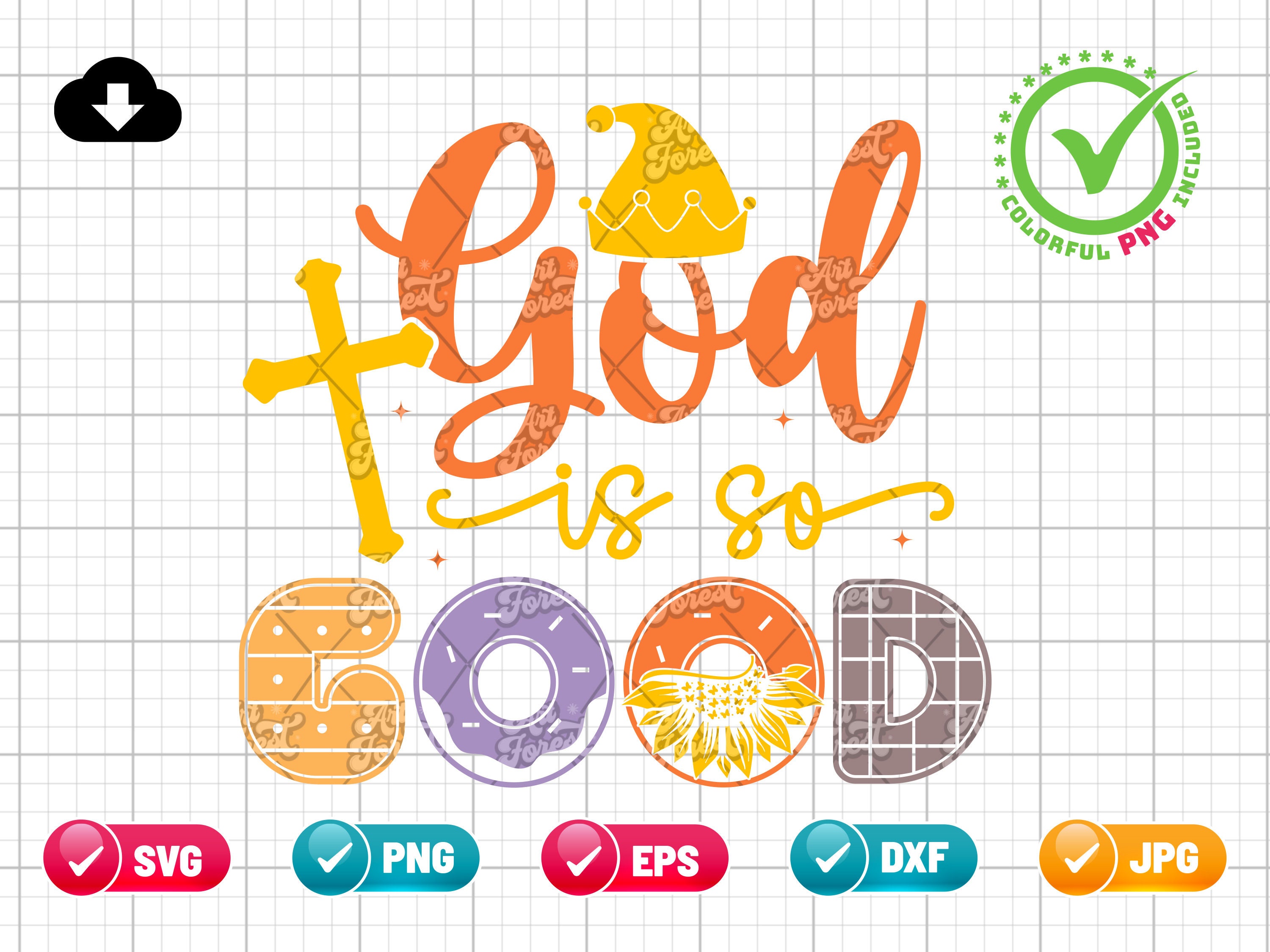 God is so Good SVG PNG EPS Religious Quotes Svg Jesus Svg Christian ...