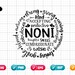 Noni SVG PNG EPS | Noni Definition Svg | Grandma Svg | Grandmother Svg ...
