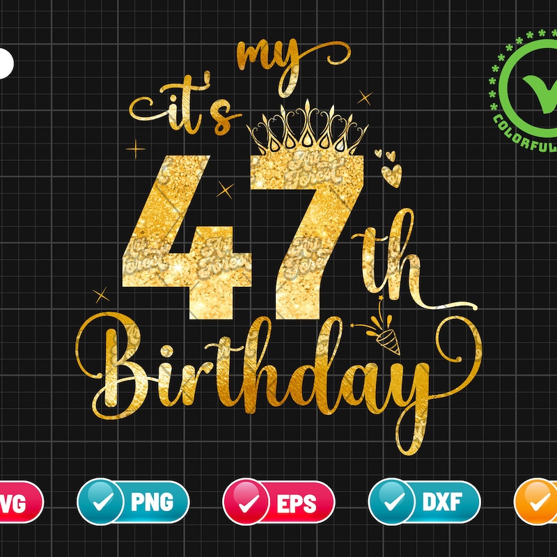 47th Birthday - Etsy