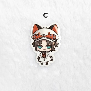 Nijisanji EN Clear Stickers Mysta Rias, Sonny Brisko, Shu Yamino, Ike ...