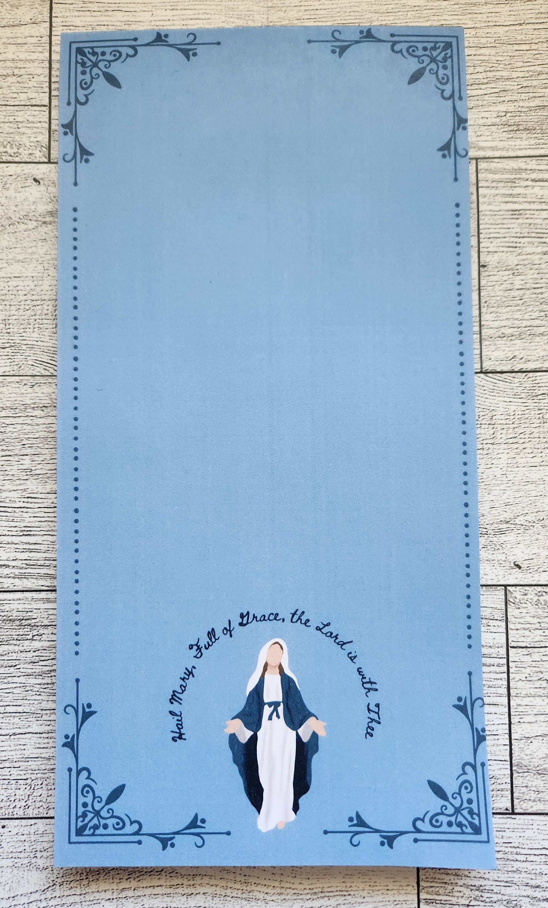 Blessed Mother Notepads, Catholic Marian Design Notepad, Catholic Mom ...