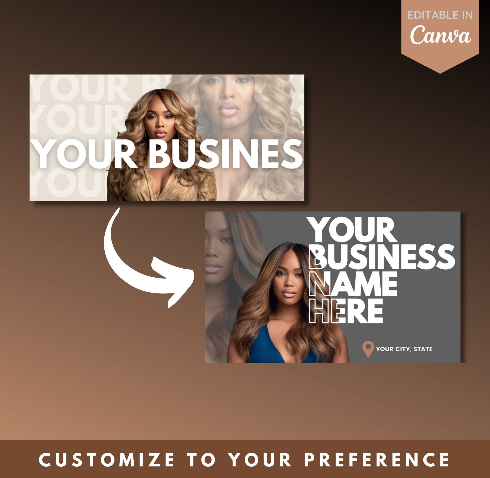 Canva Website Template, Done for You Website Template, One Page Website ...