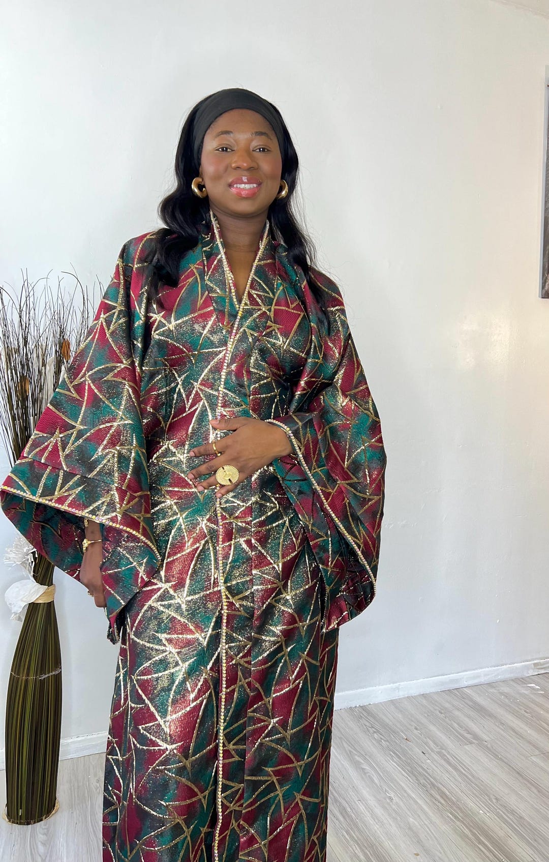 Yally Boubou - Bubu Dress - African Dress - Brocade Dress - Caftan ...
