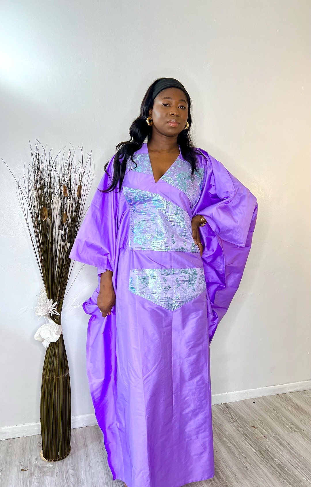 Aicha Dress - Boubou Kaftan - Bubu Dress - Chic African Dress - Orange ...
