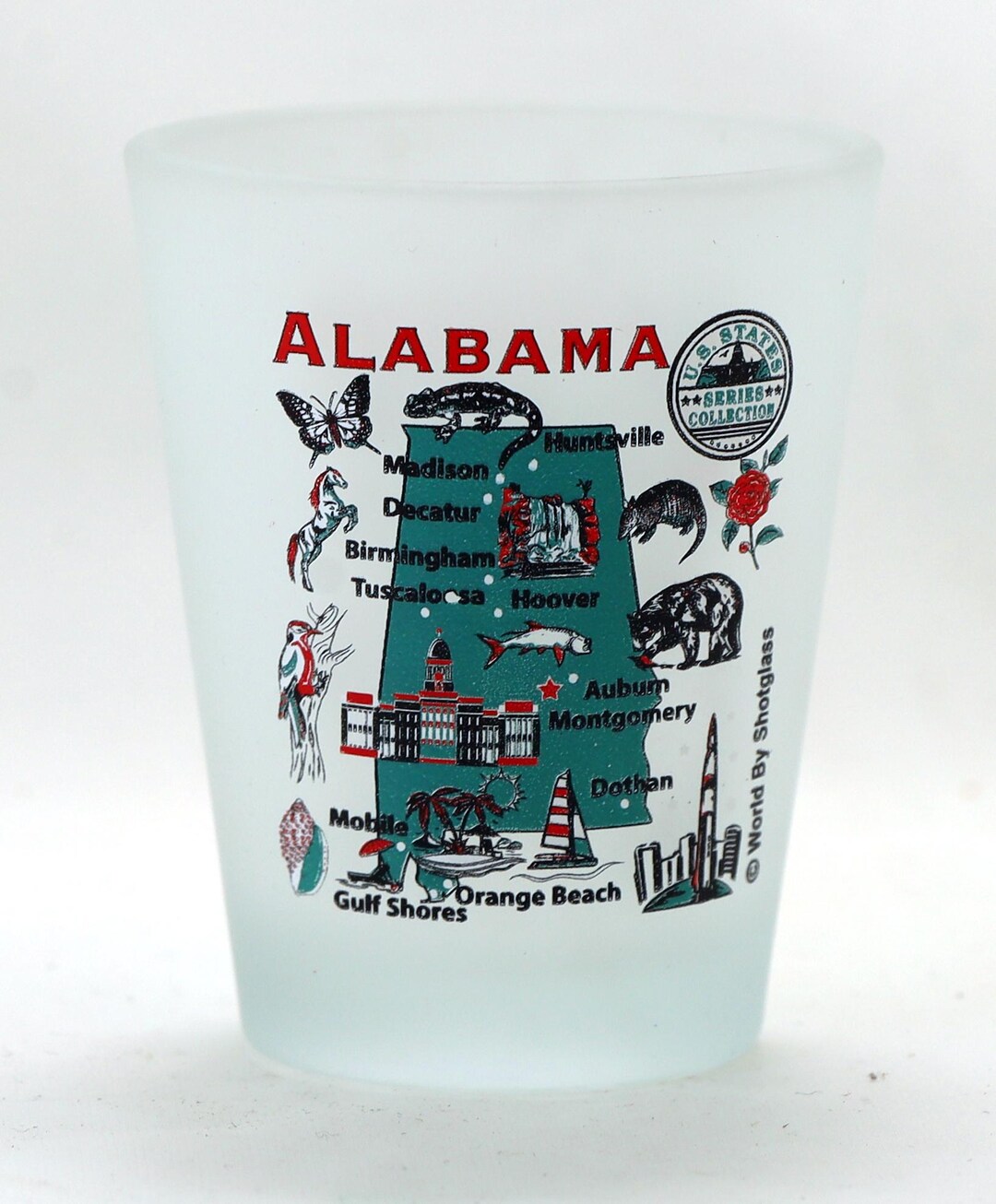 Alabama US States Series Collection Shot Glass - Etsy