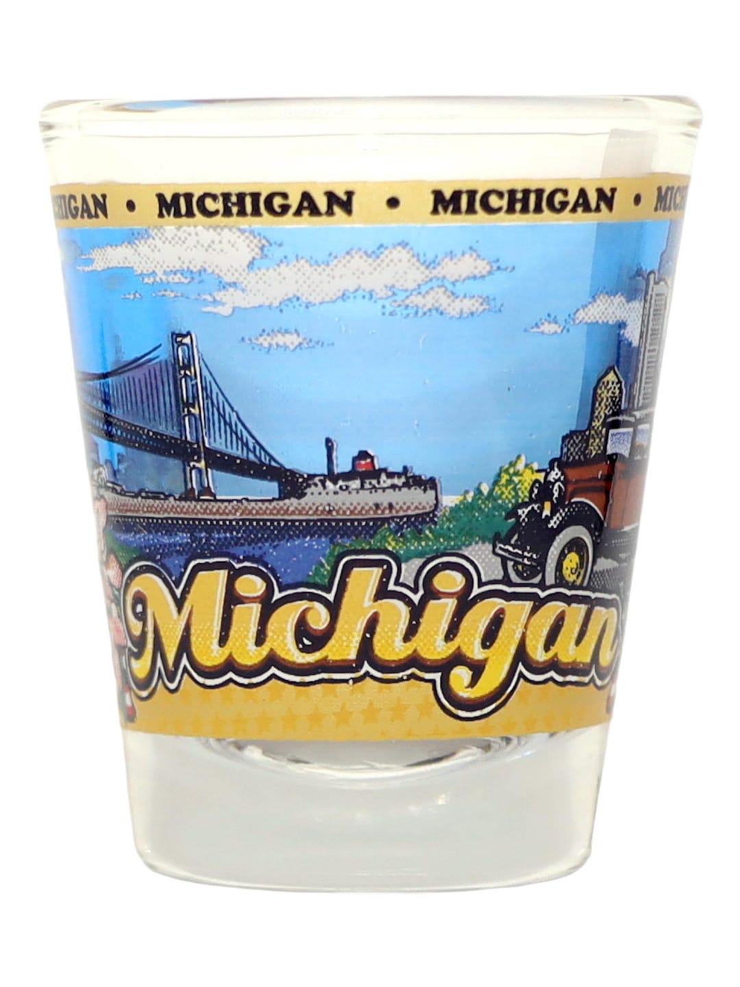 Michigan State Wraparound Shot Glass - Etsy
