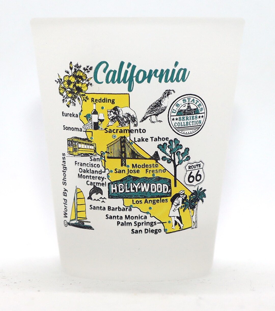 California US States Series Collection Shot Glass - Etsy