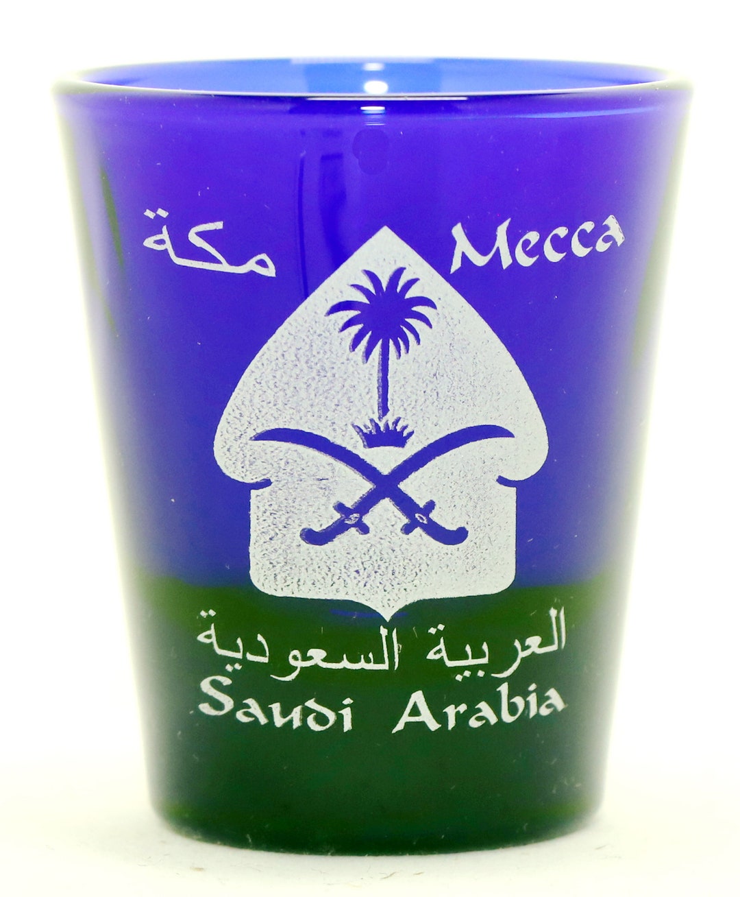 Mecca Saudi Arabia Cobalt Blue Classic Design Shot Glass - Etsy