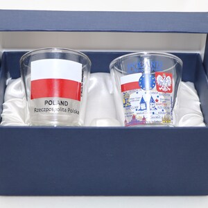 Poland Souvenir Boxed Shot Glass Set (set of 2) - Etsy