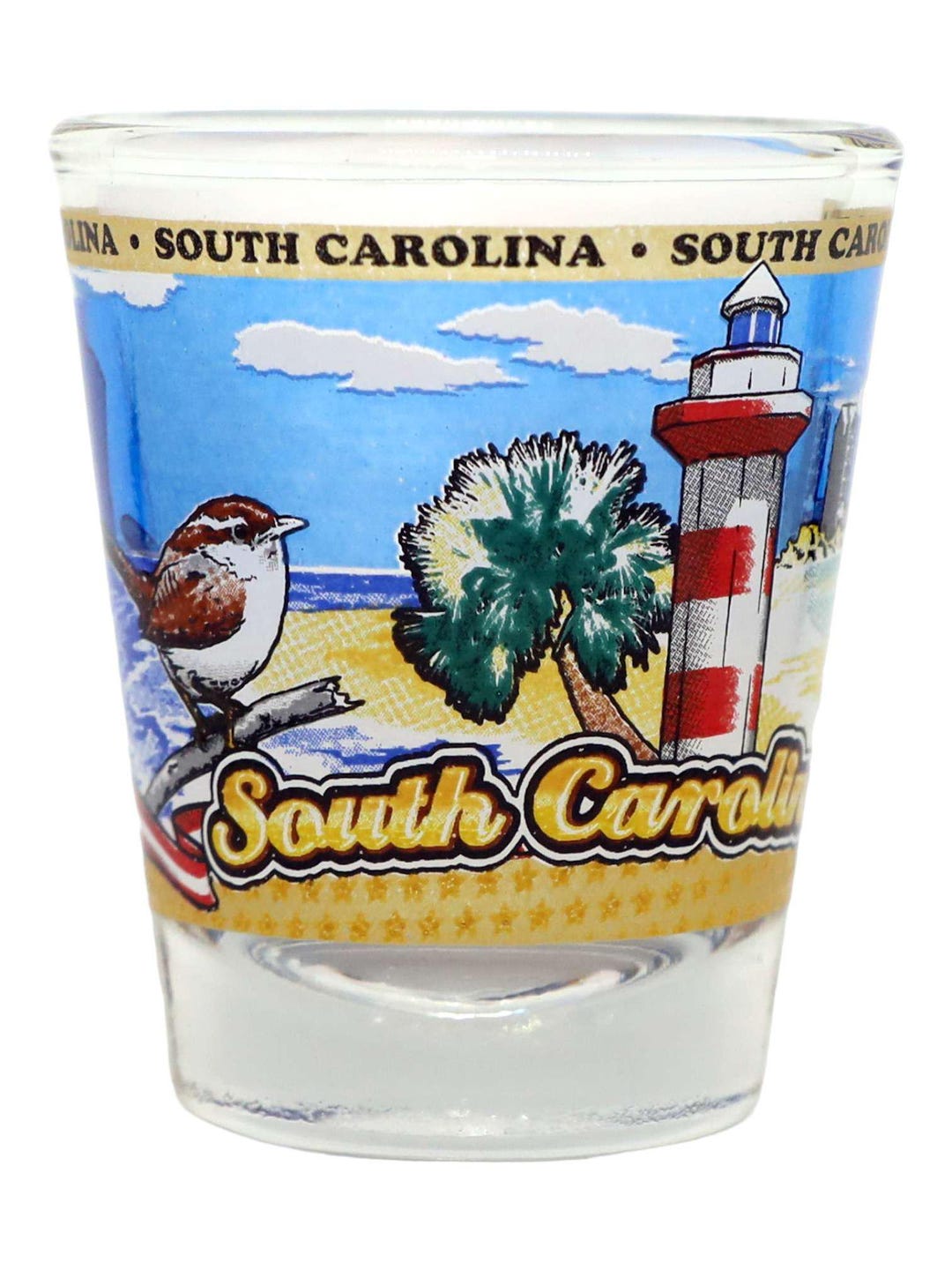 South Carolina State Wraparound Shot Glass - Etsy