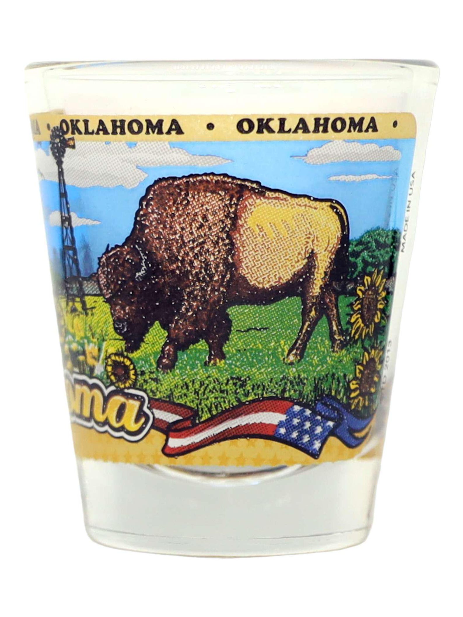 Oklahoma State Wraparound Shot Glass - Etsy
