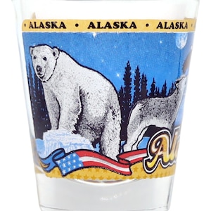Alaska State Wraparound Shot Glass - Etsy