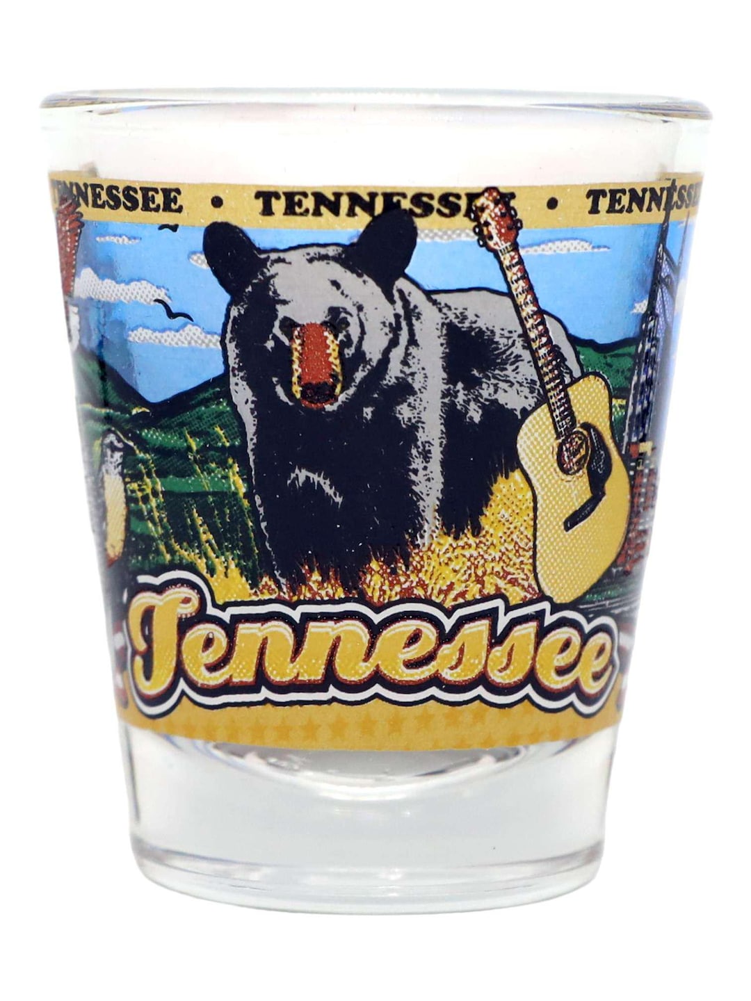 Tennessee State Wraparound Shot Glass - Etsy