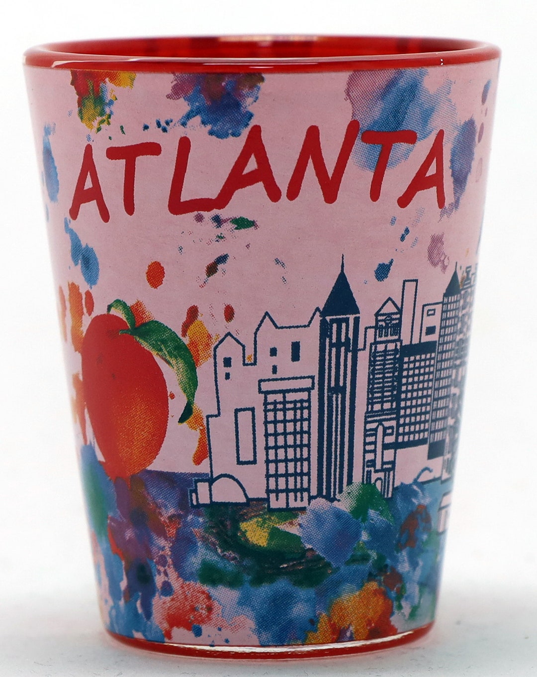 Atlanta Georgia Ceramic Light Water Color Shot Glass - Etsy