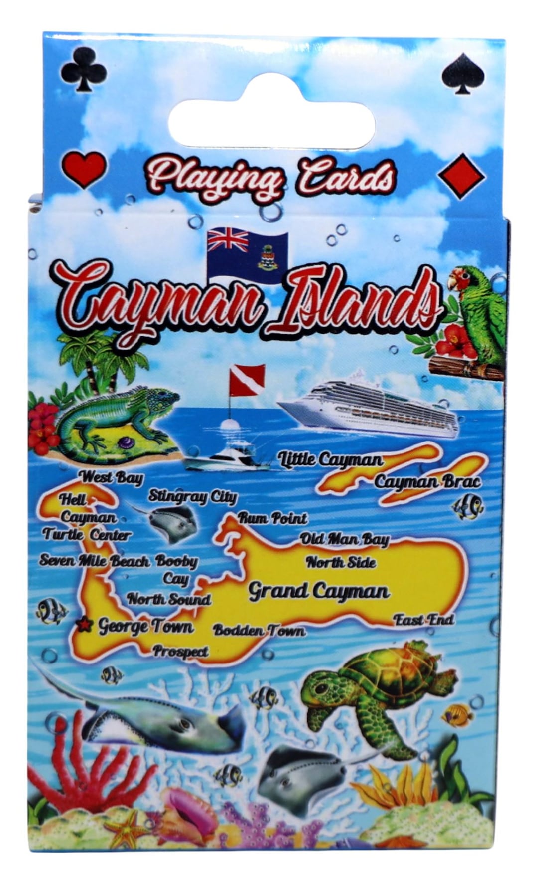 Cayman Islands Map Collectible Souvenir Playing Cards With Header - Etsy