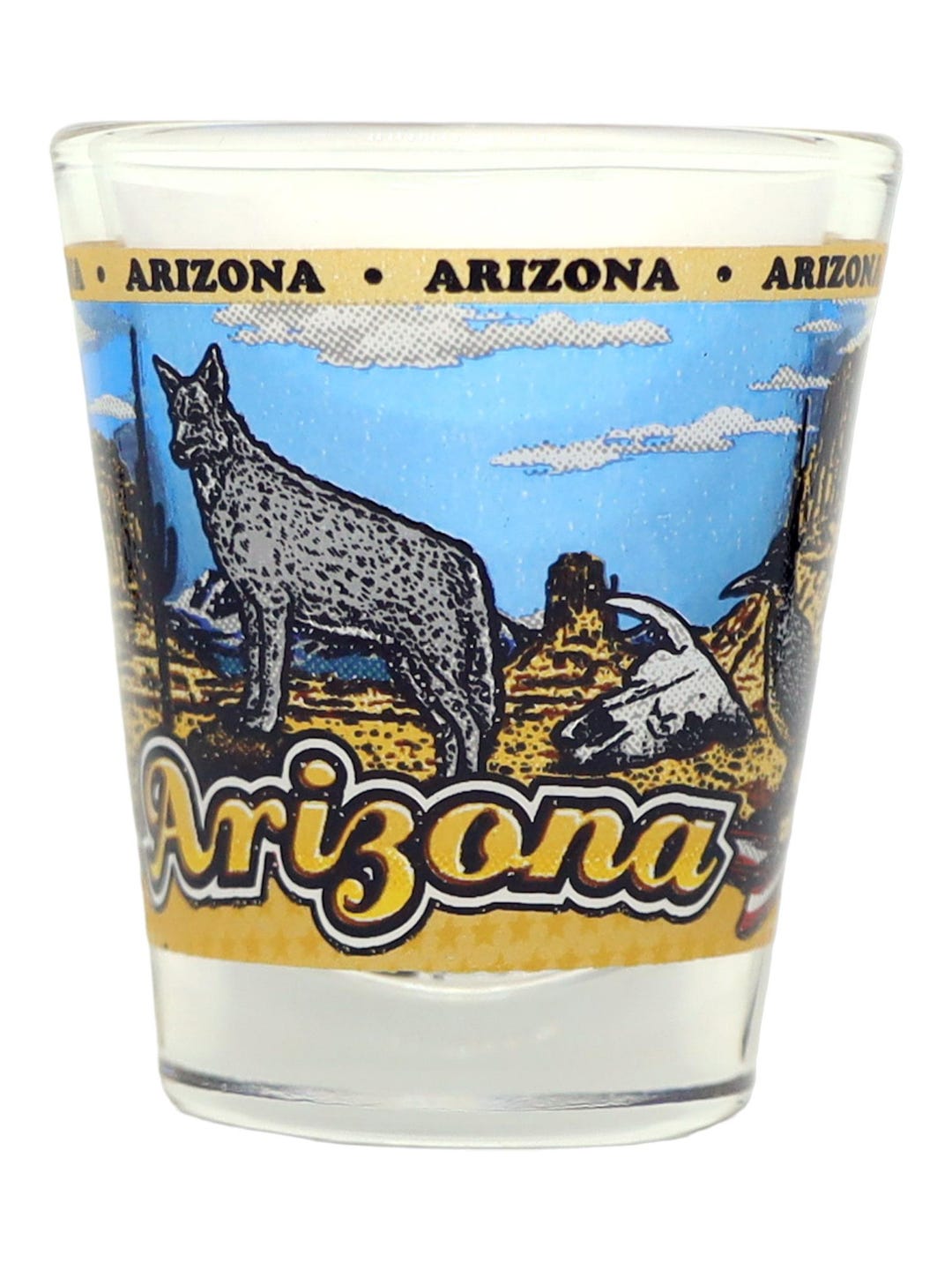 Illinois Shot Glass Illinois State Wraparound Shot Glass - 2.25 ...