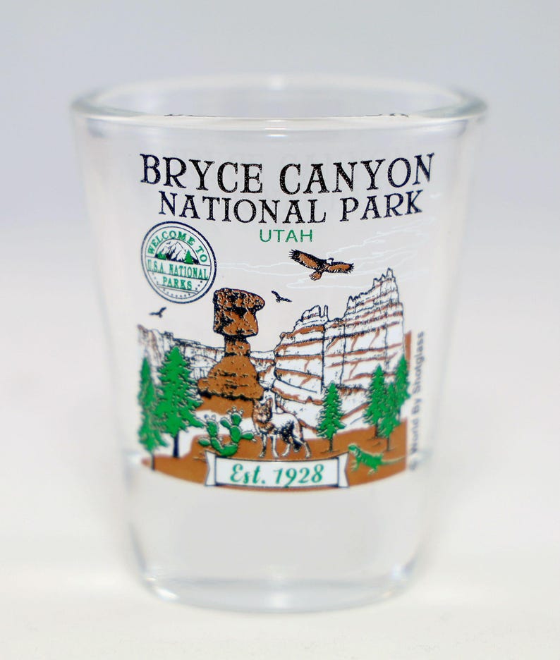 Bryce Canyon Utah National Park Series Collection Shot Glass - Etsy