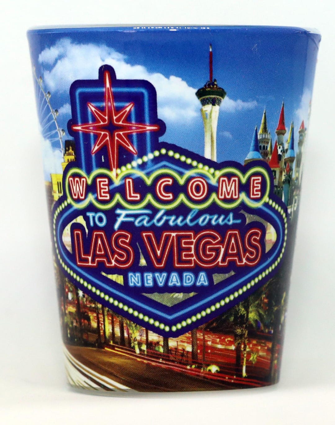 Las Vegas Nevada Neon Sign Shot Glass - Etsy