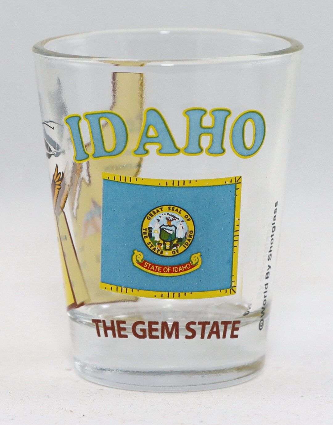 Idaho the Gem State All-american Collection Shot Glass - Etsy