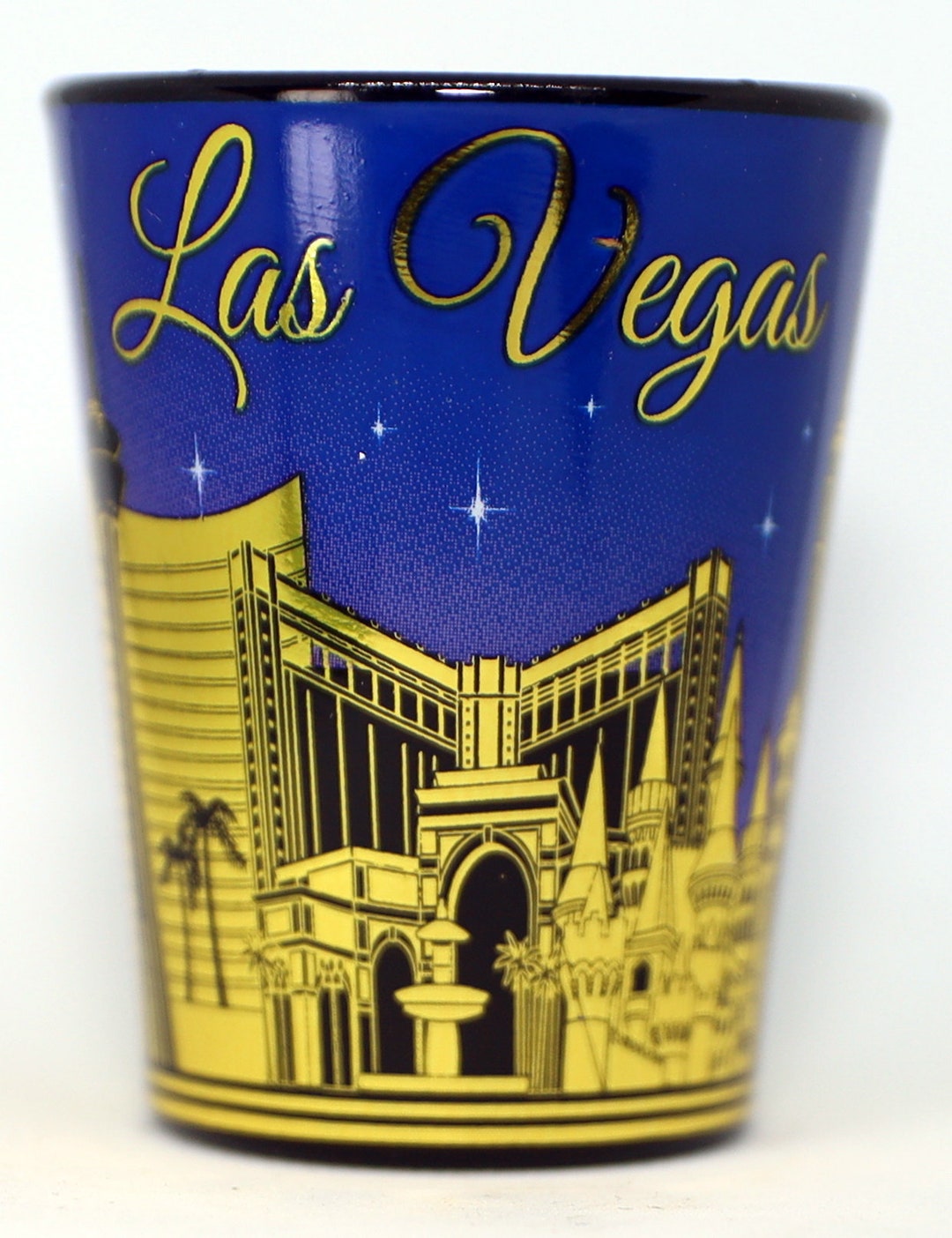 Las Vegas Nevada Purple and Gold Ceramic Shot Glass - Etsy