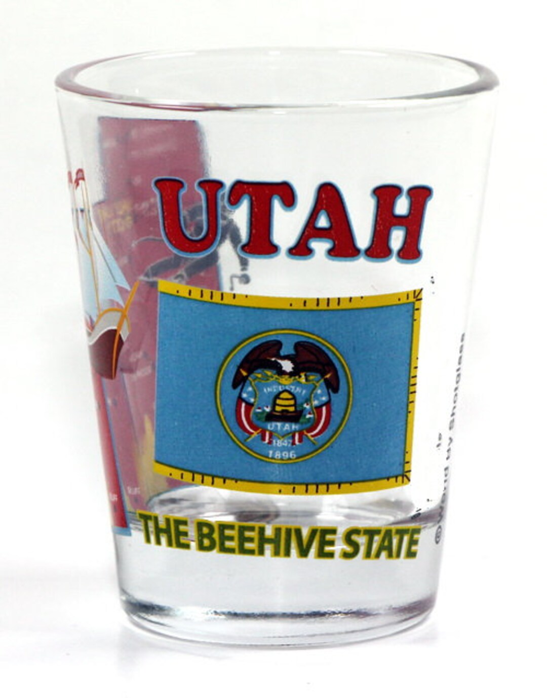 Utah the Beehive State All-american Collection Shot Glass - Etsy