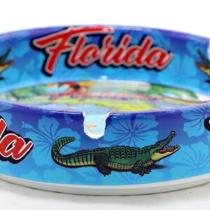 Florida Map Full Wrap Porcelain Ashtray 5 - Etsy