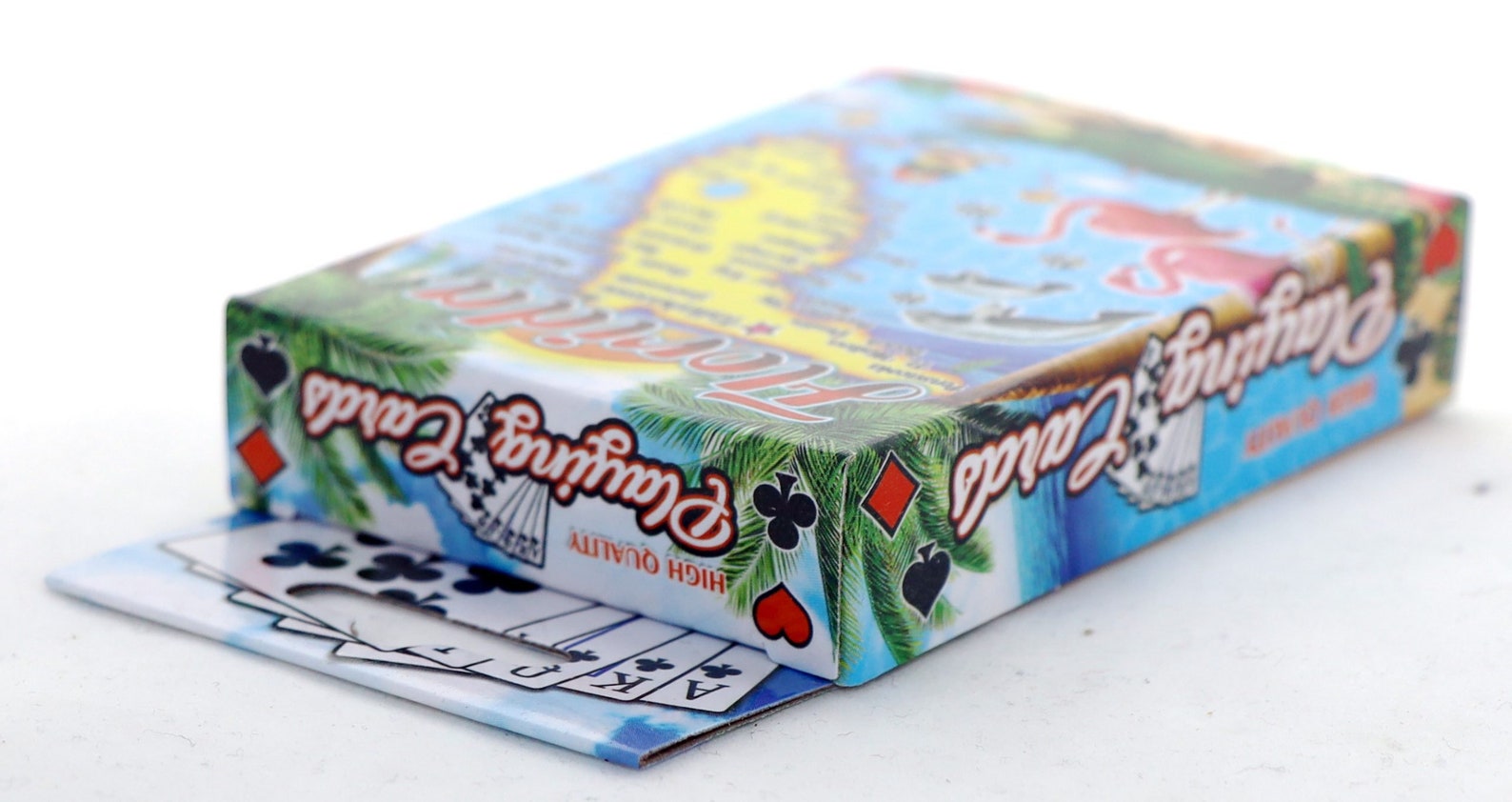 Florida Map New Collectible Souvenir Playing Cards With Header - Etsy