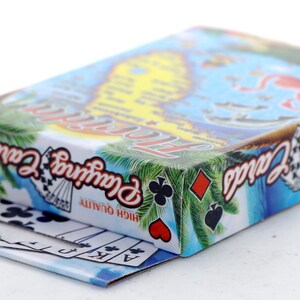 Florida Map New Collectible Souvenir Playing Cards With Header - Etsy