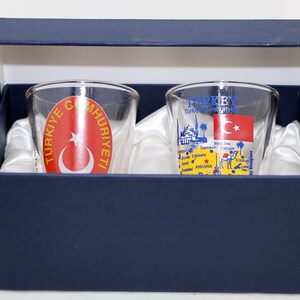 Turkey Souvenir Boxed Shot Glass Set (set of 2) - Etsy