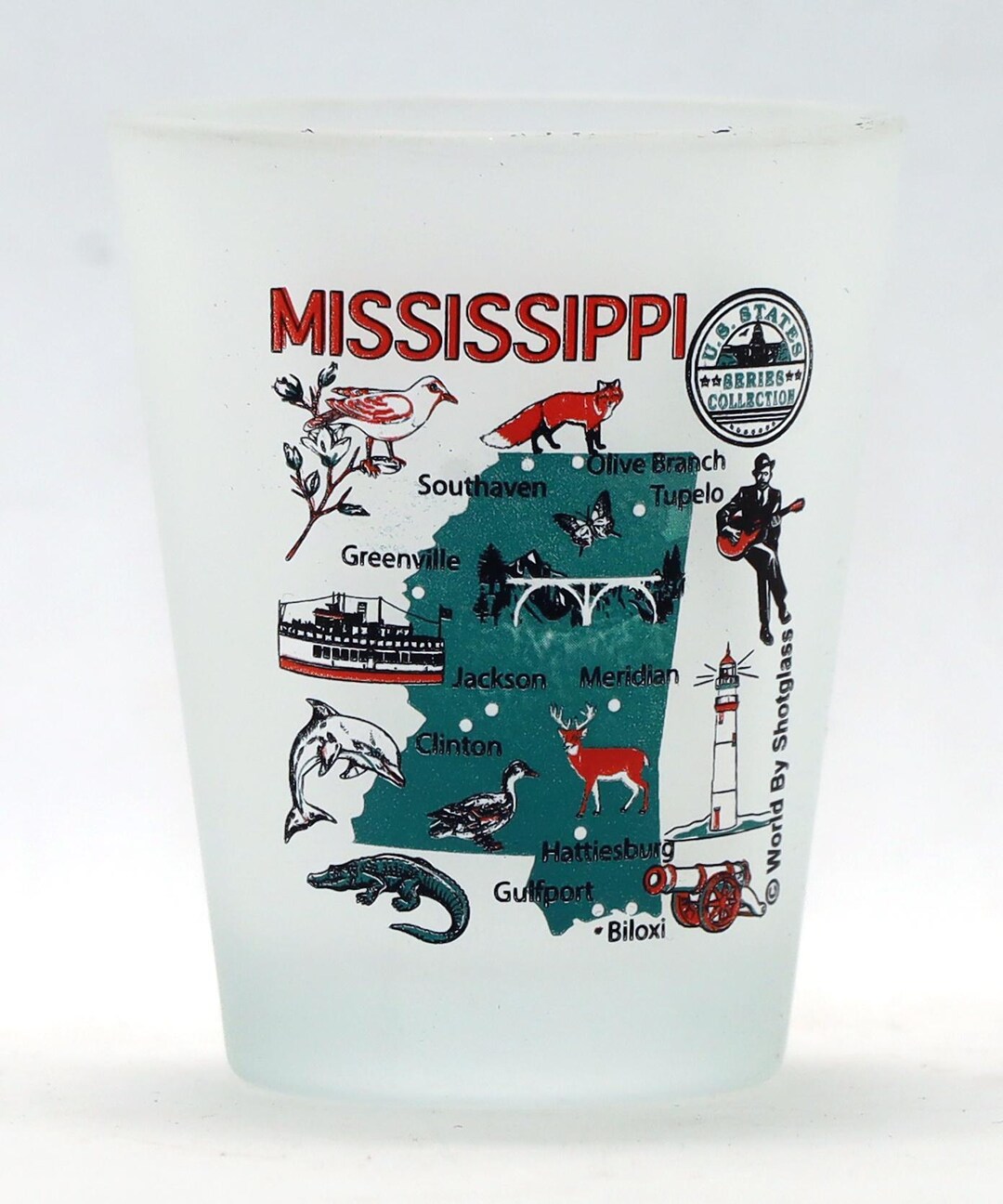 Mississippi US States Series Collection Shot Glass - Etsy