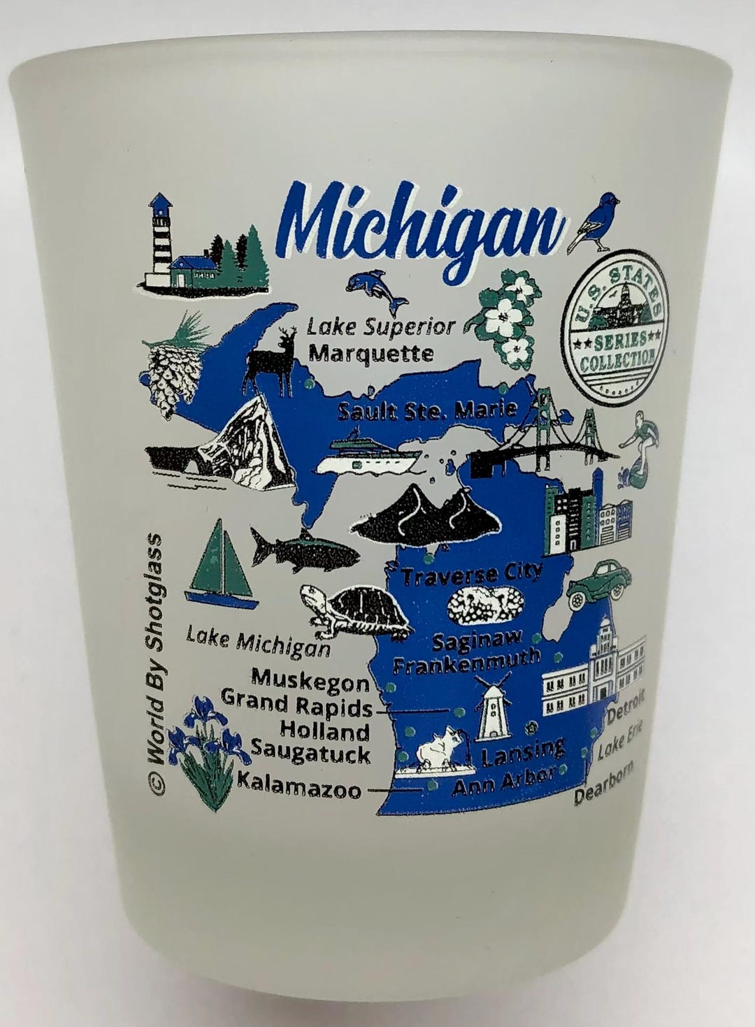 Michigan US States Series Collection Shot Glass - Etsy