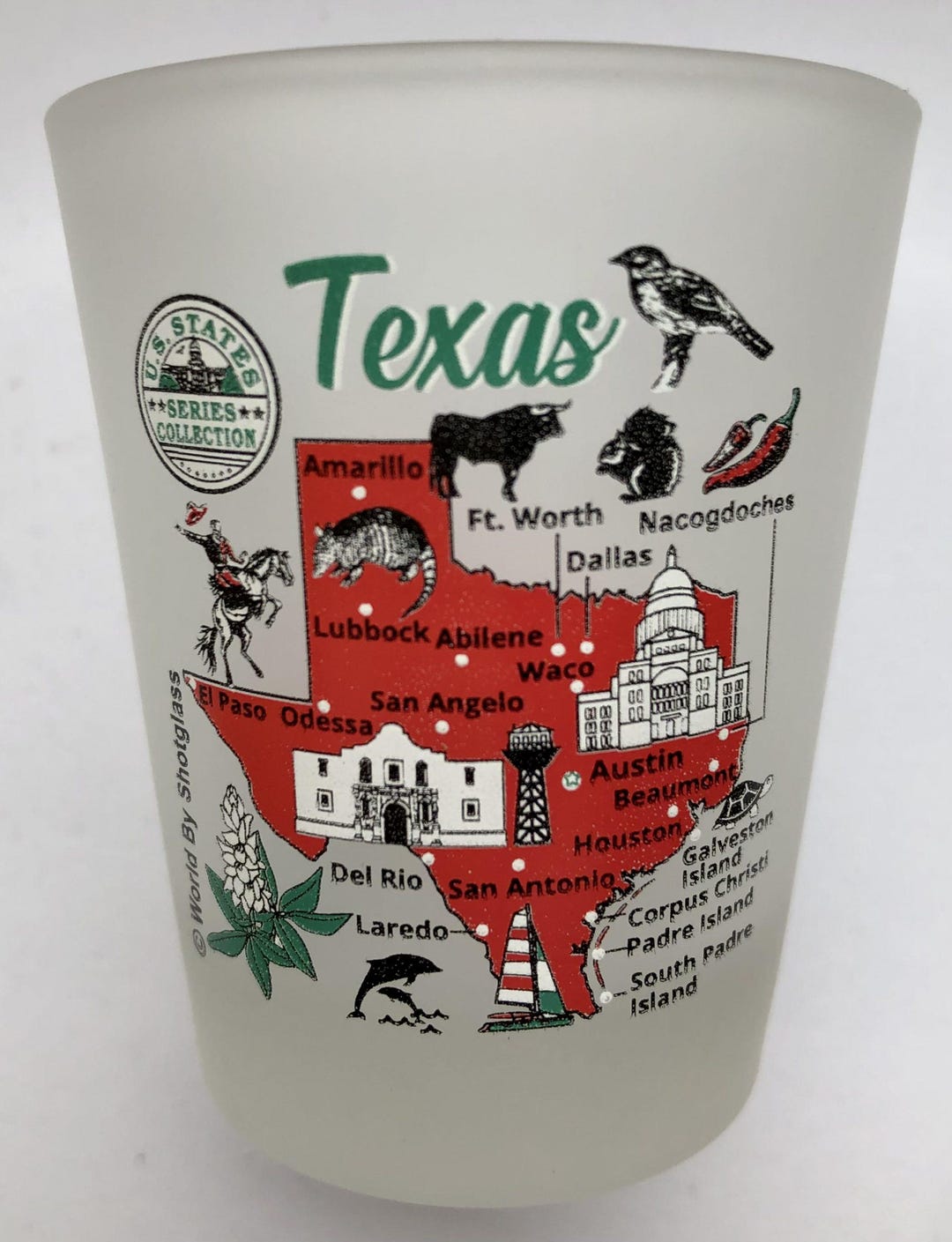Texas US States Series Collection Shot Glass - Etsy