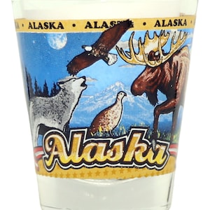 Alaska State Wraparound Shot Glass - Etsy