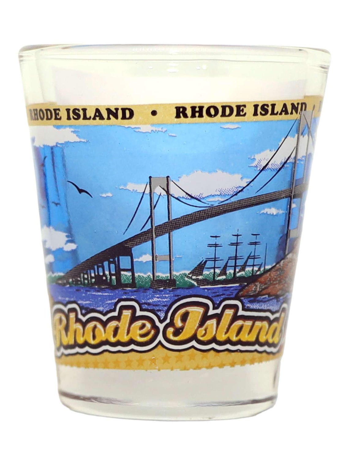 Rhode Island State Wraparound Shot Glass - Etsy