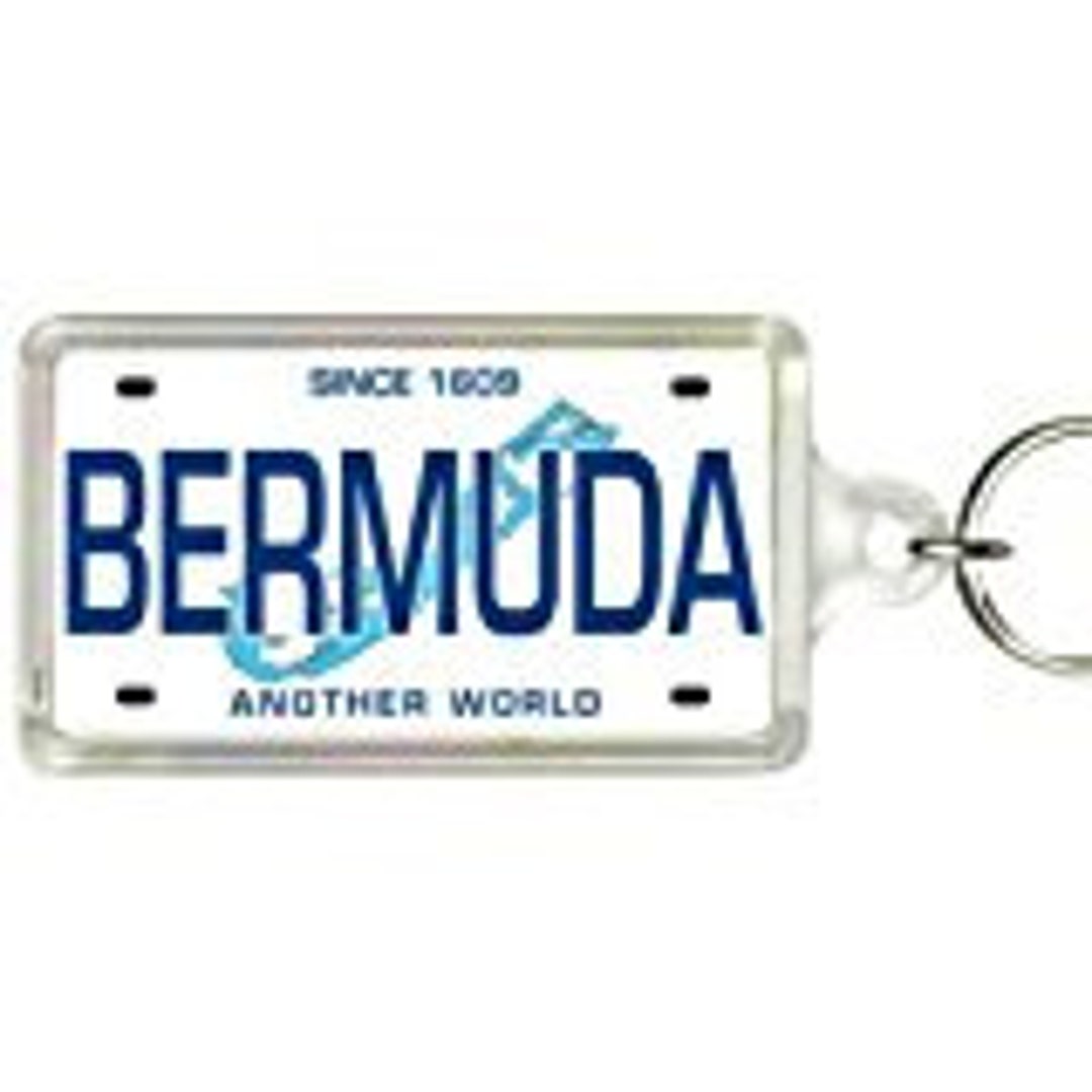 Bermuda Caribbean License Plate Acrylic Rectangular Souvenir - Etsy