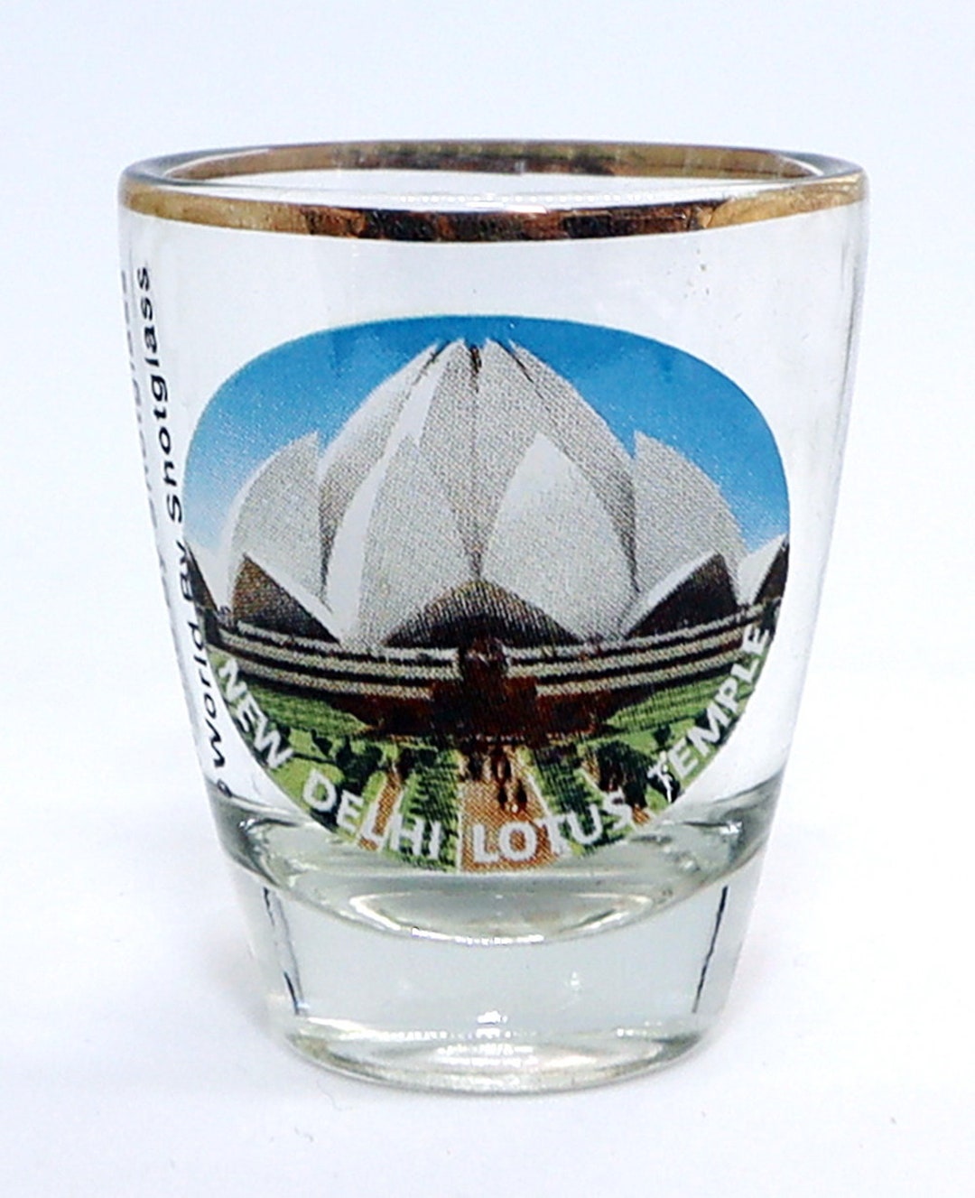 India New Delhi Lotus Temple Shot Glass - Etsy