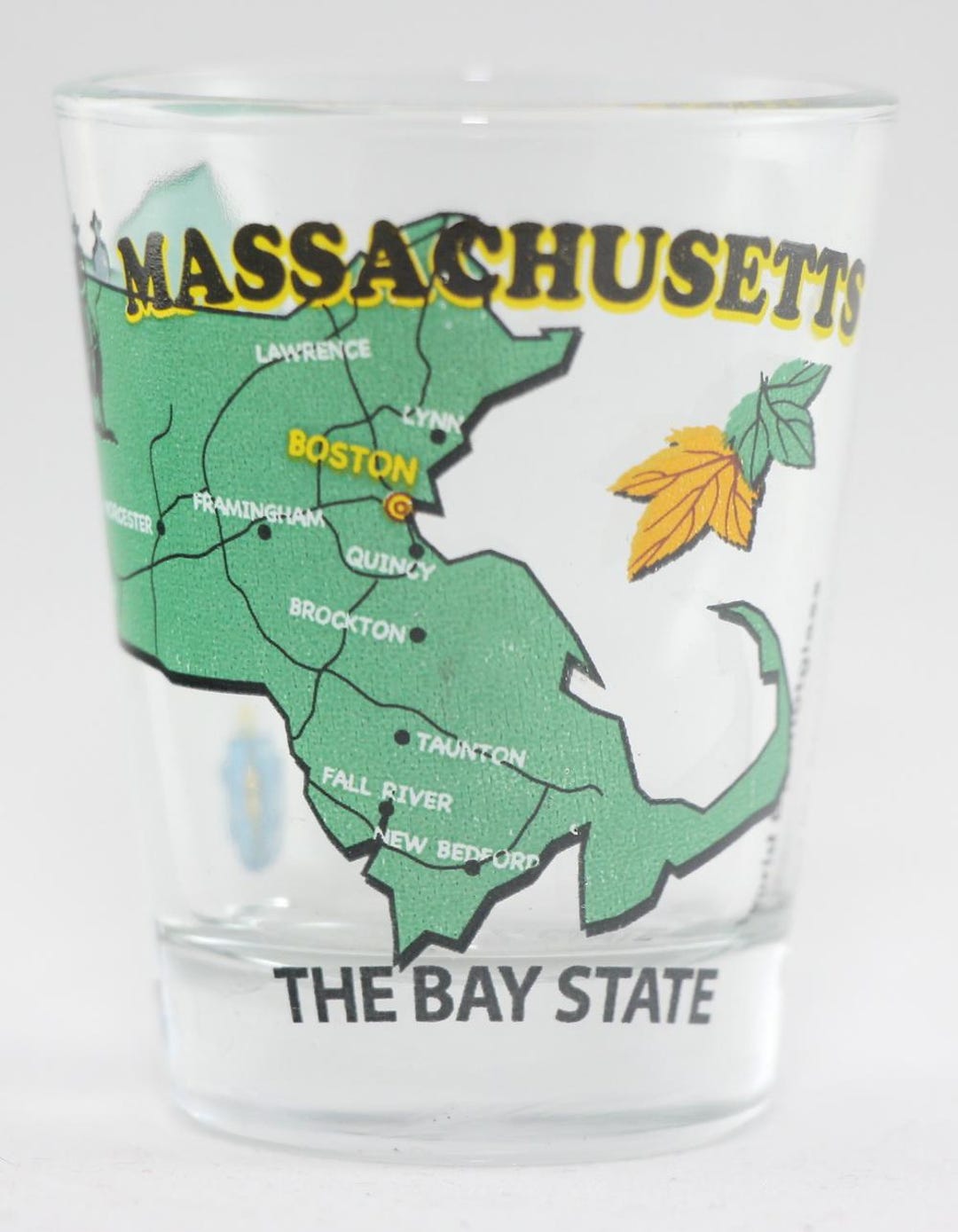 Massachusetts the Bay State All-american Collection Shot Glass - Etsy