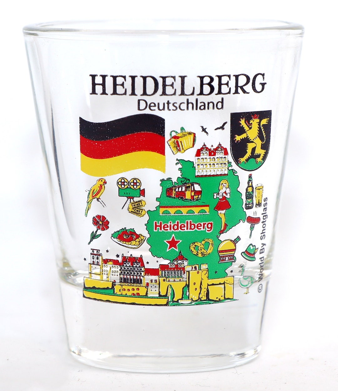 Heidelberg Germany Great German Cities Collection Shot Glass - Etsy
