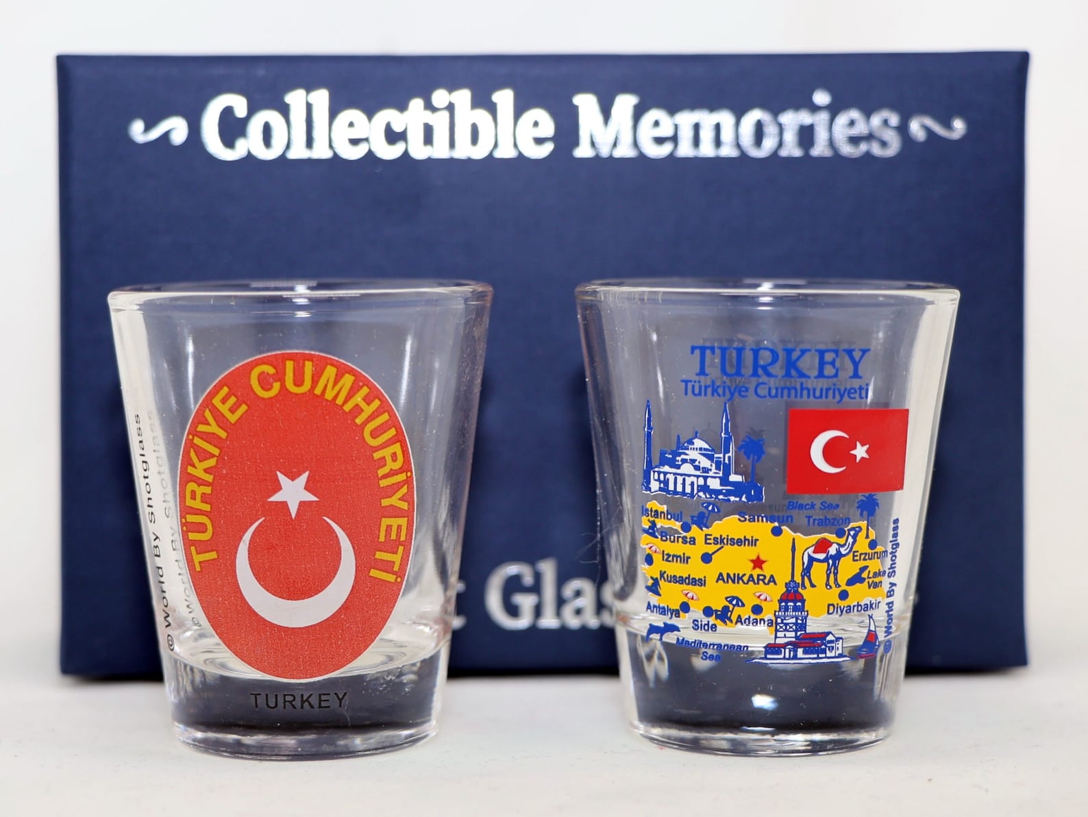 Turkey Souvenir Boxed Shot Glass Set (set of 2) - Etsy