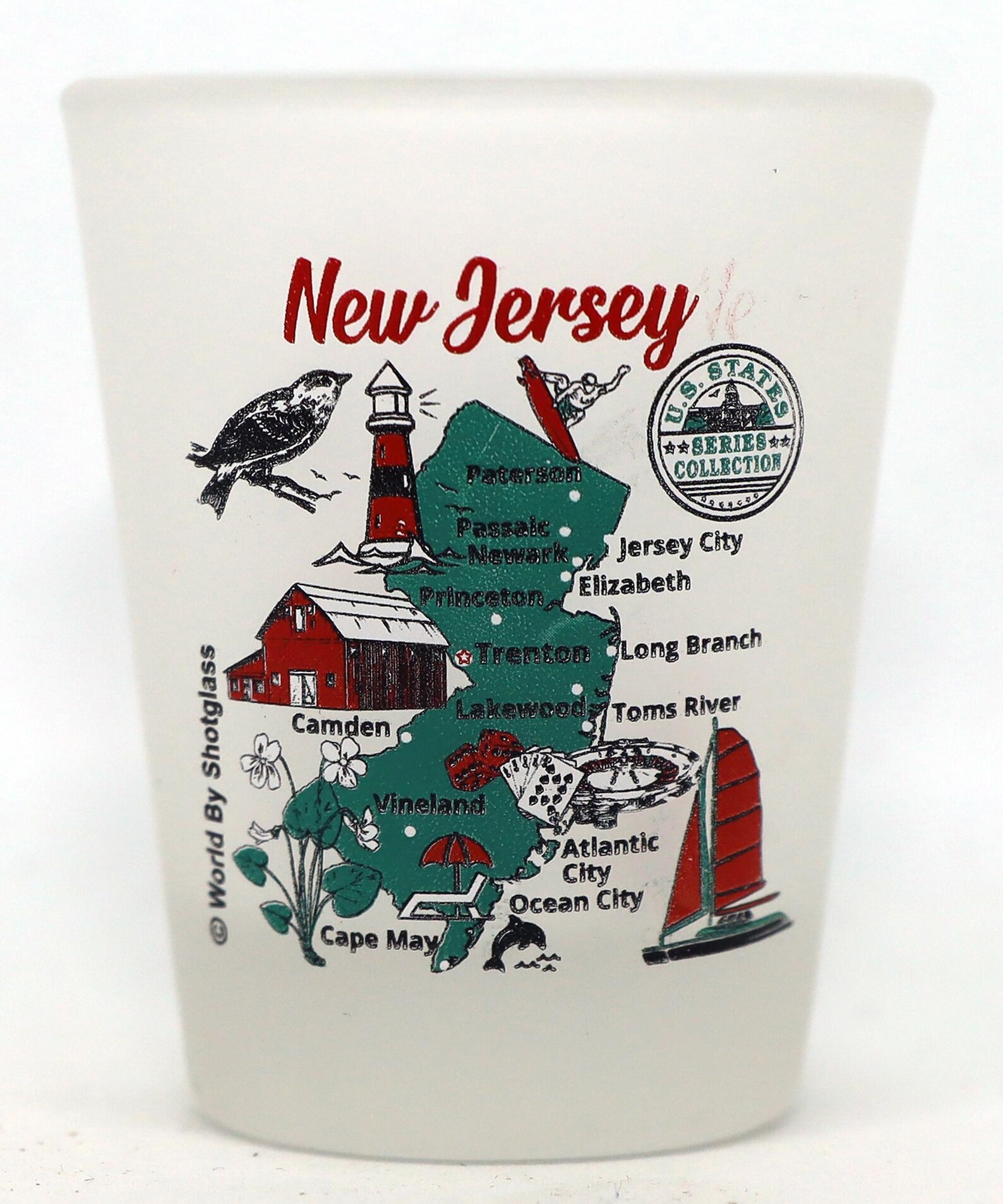New Jersey US States Series Collection Shot Glass - Etsy