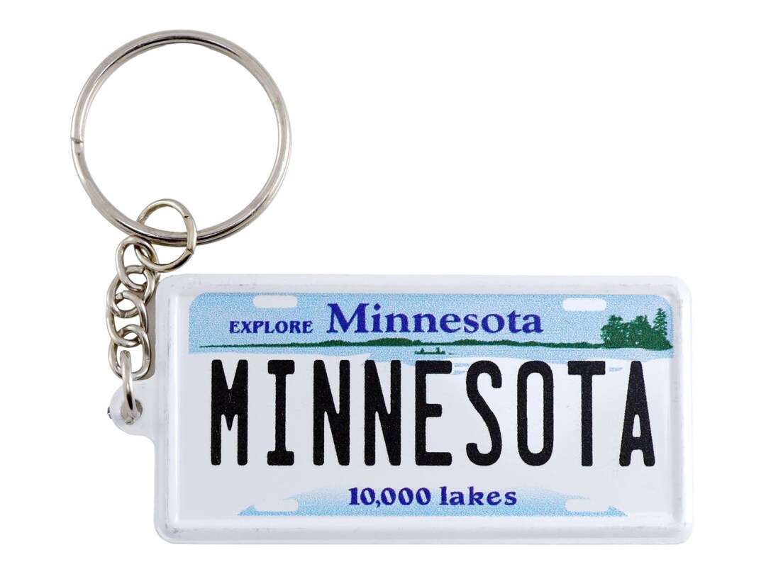 Minnesota License Plate Aluminum Ultra-slim Rectangular Souvenir ...