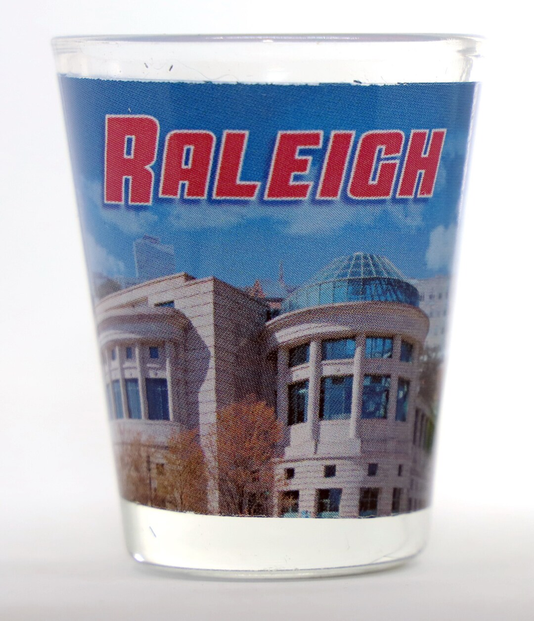 Raleigh North Carolina Blue Sky Photo Collage Shot Glass - Etsy