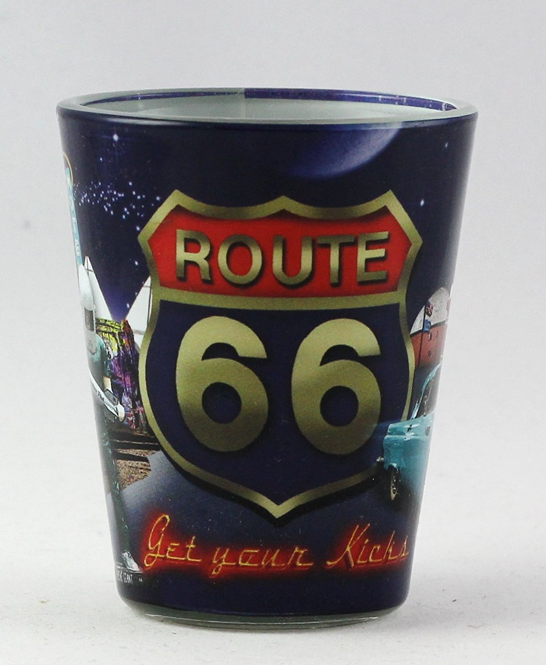 Route 66 Retro Collage Shot Glass Rtp - Etsy