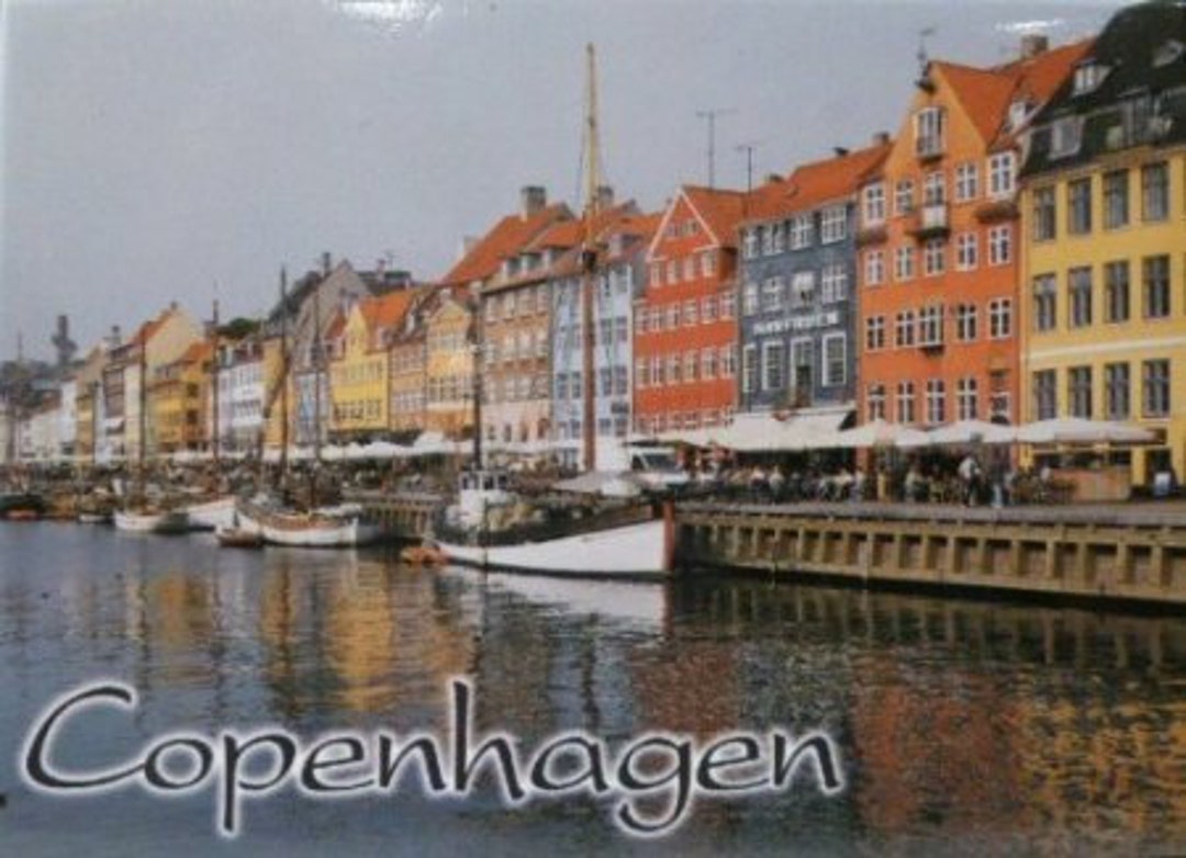 Copenhagen Denmark Fridge Collector's Souvenir Magnet - Etsy