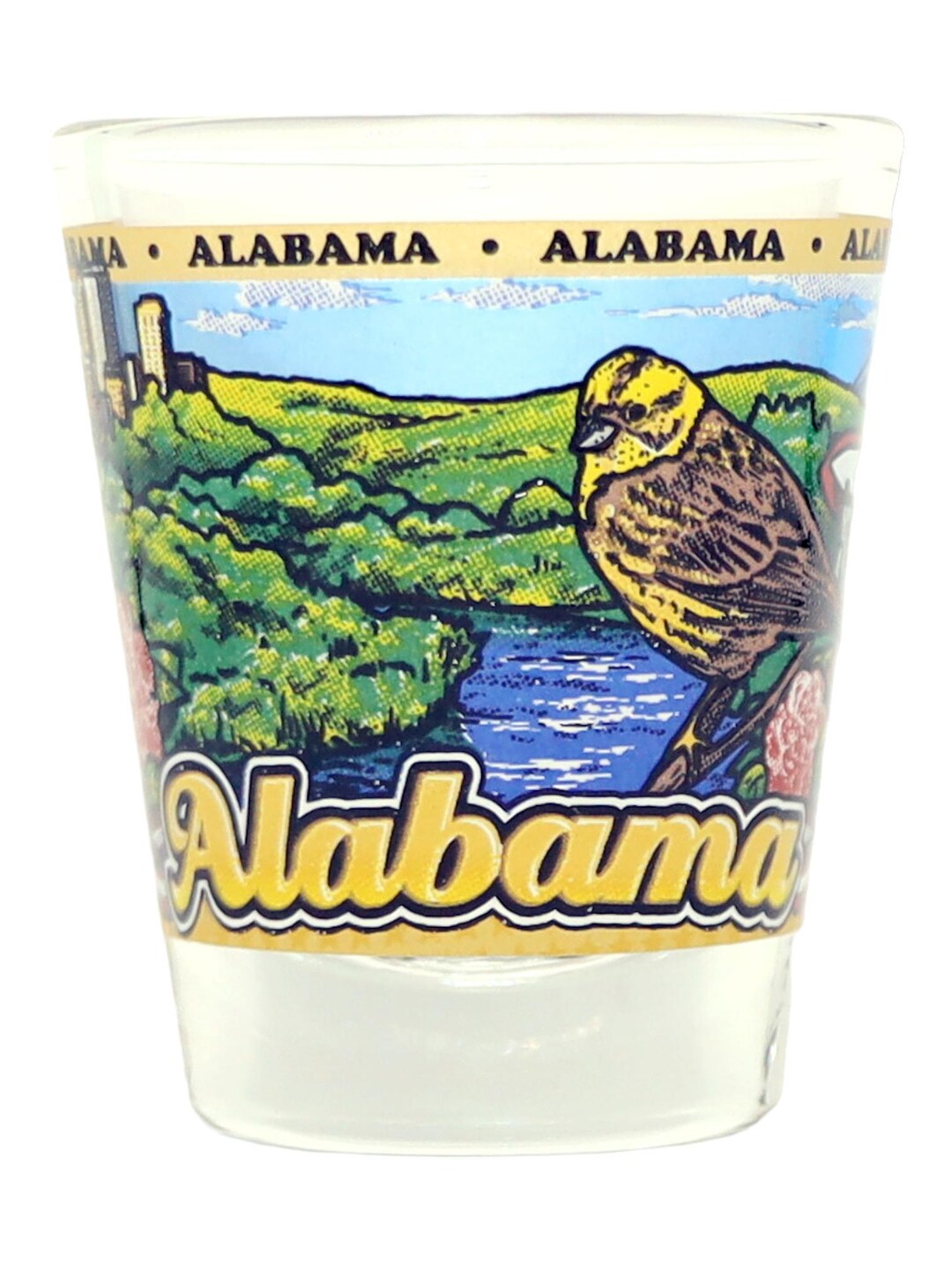 Alabama State Wraparound Shot Glass - Etsy