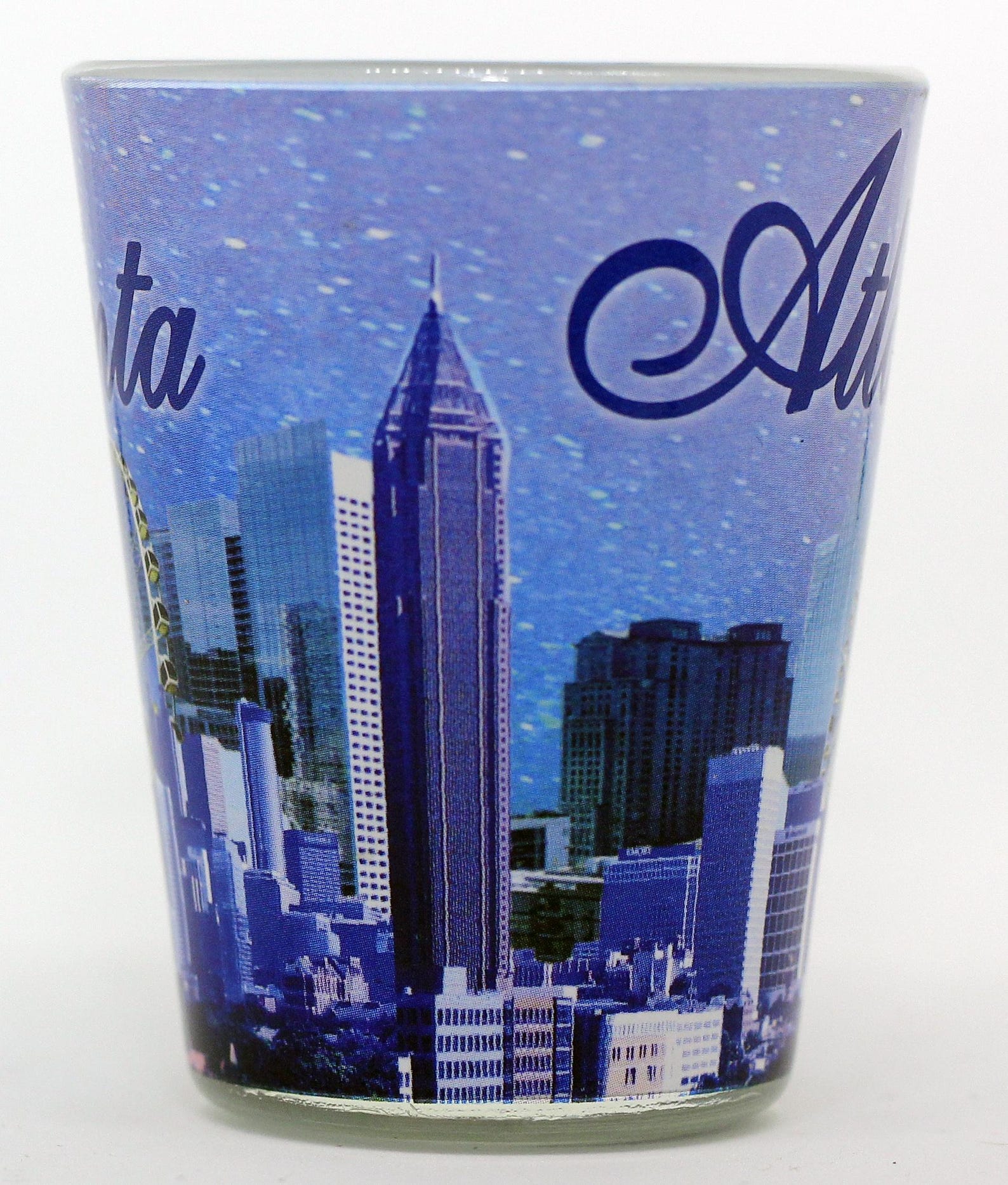 Atlanta Georgia Starry Night Skyline Shot Glass - Etsy