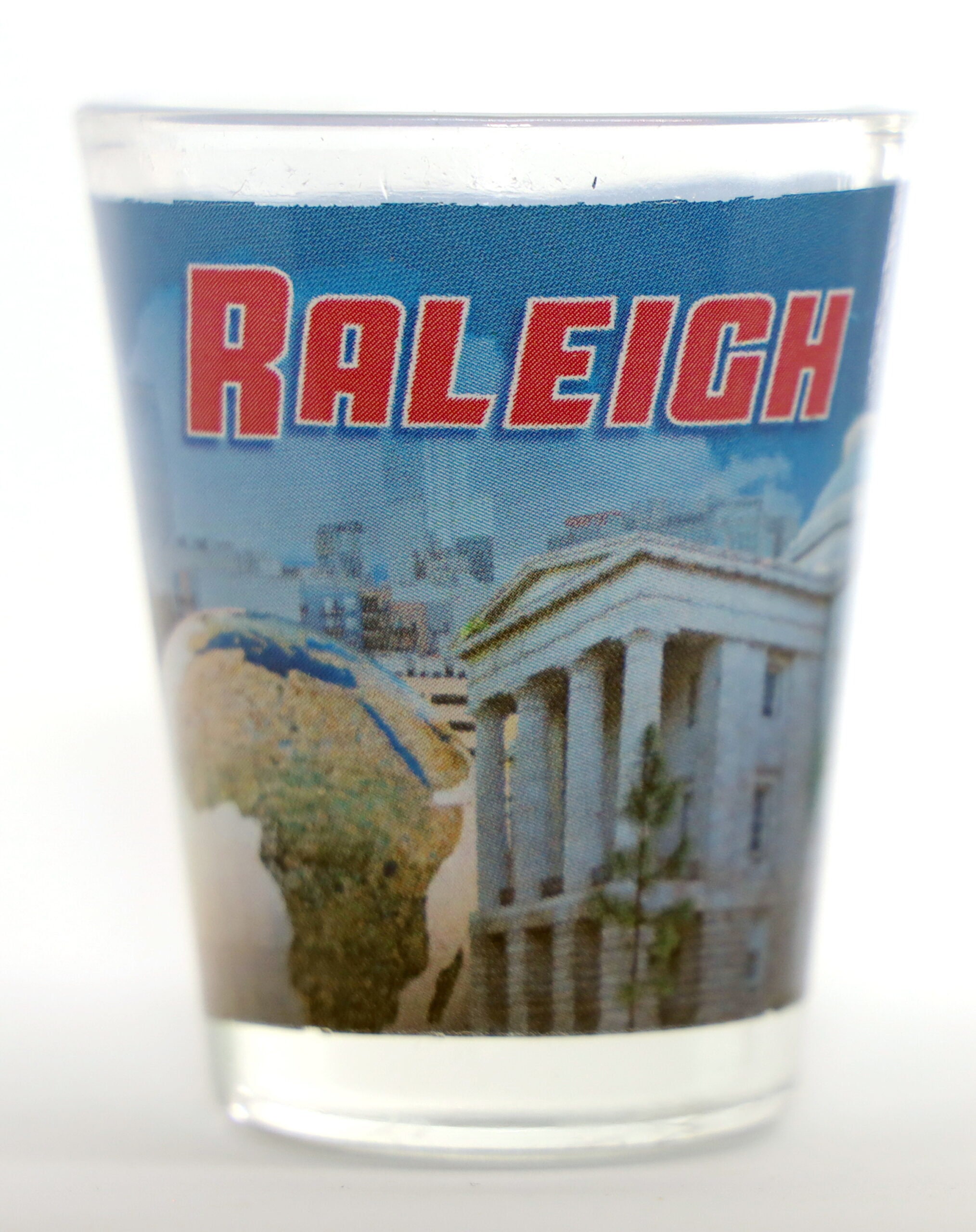 Raleigh North Carolina Blue Sky Photo Collage Shot Glass - Etsy