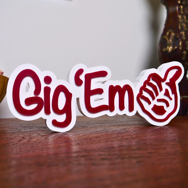 Gig Em - Etsy