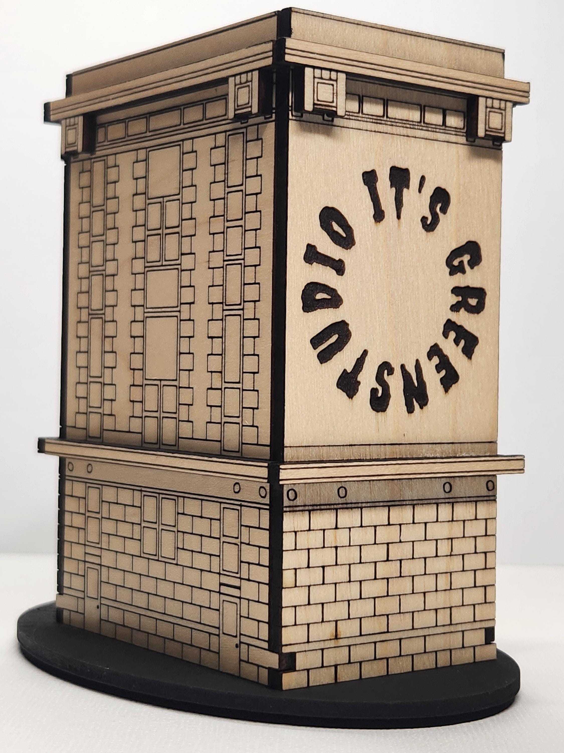 Ghostbusters Fire Station Wood Model Halloween Christmas Horror Gift ...