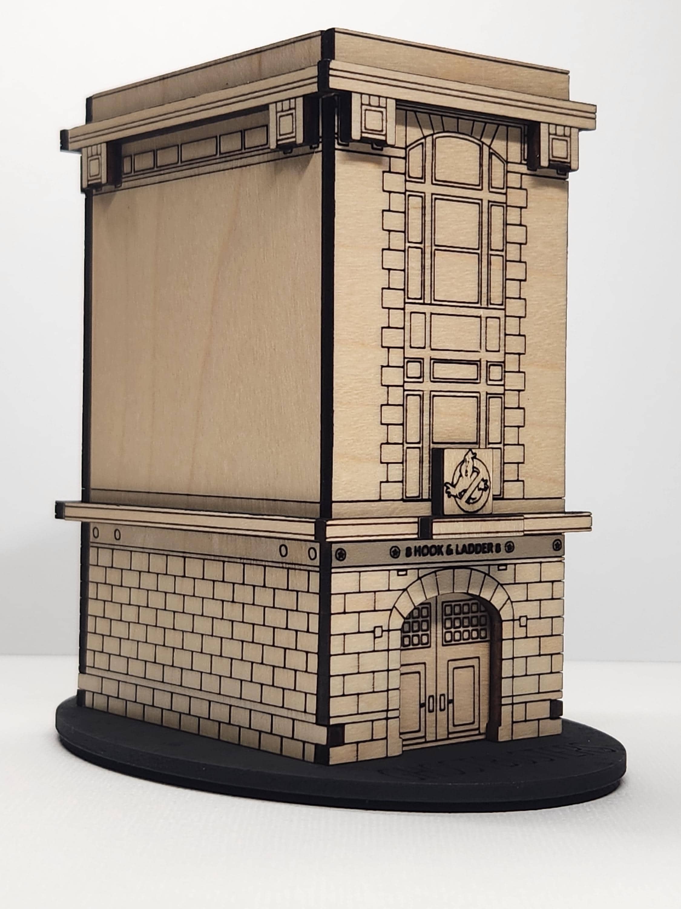 Ghostbusters Fire Station Wood Model Halloween Christmas Horror Gift ...